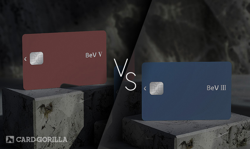 [비교] BeV Ⅲ 카드 vs BeV V카드, 내게 맞는 프리미엄 카드는? | 카드고릴라
